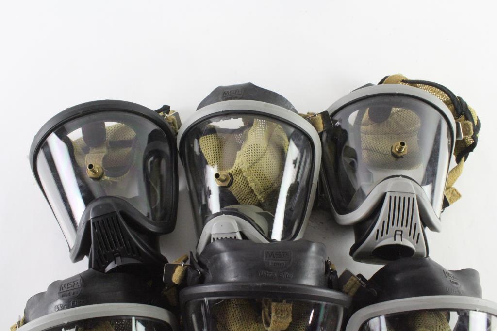 MSA Gas Masks, 6 Pieces | Property Room