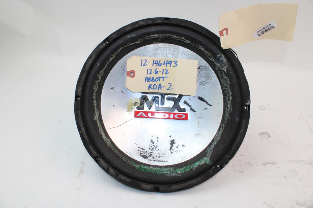 MTX Audio Thunder 450 Speaker | Property Room