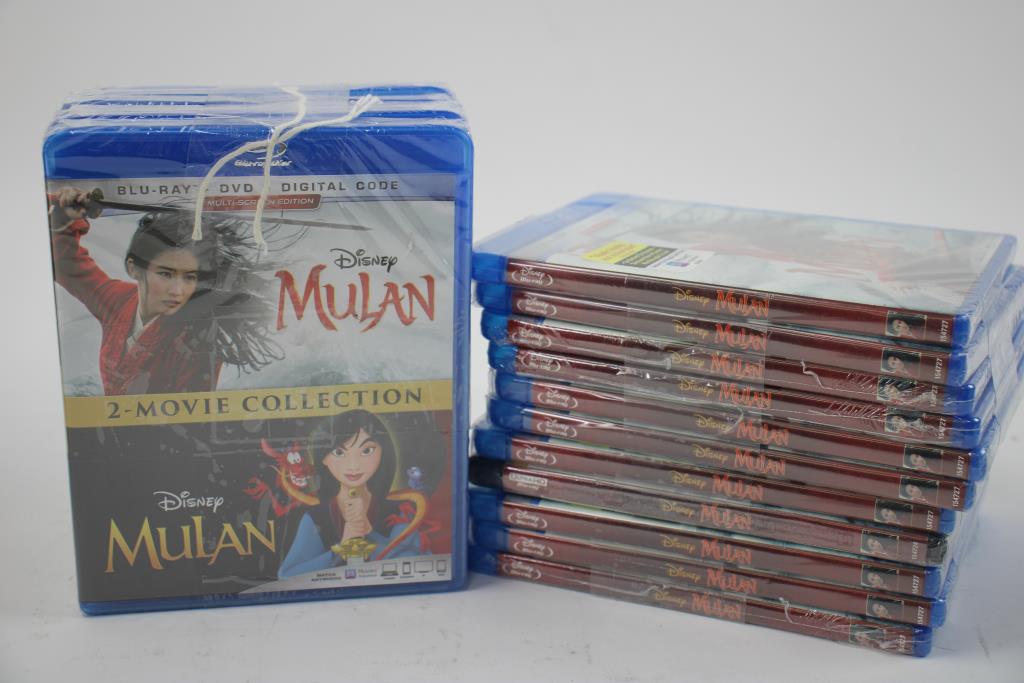 Mulan Movie Blu-ray Dvds, Wonder Woman 1984 Blu-ray Dvds, And More, 35 ...
