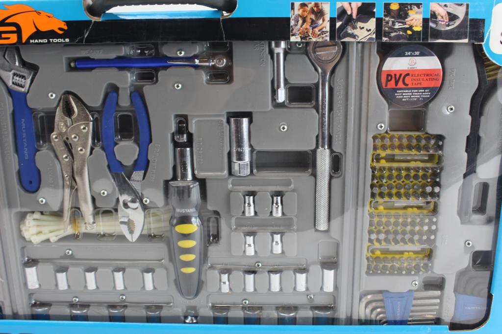 Mustang 208 Piece Mechanics Tool Set | Property Room
