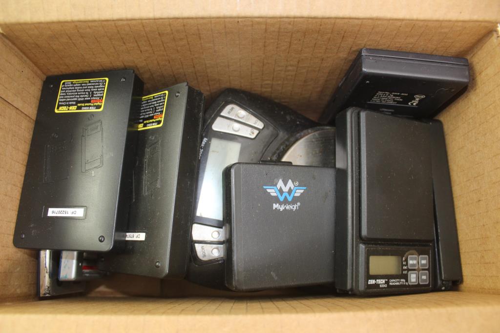 Myweigh, Cen-tech, & More Digital Scales; 5+ Pieces | Property Room