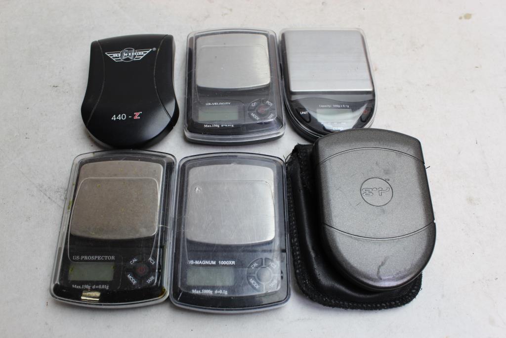 Myweigh, Us Magnum+ More Assorted Digital Scales 6 Pieces | Property Room