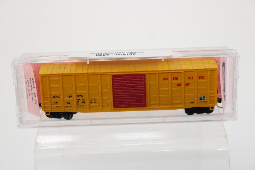 N Scale Roudhouse United States Army 50' PS Waffle Side Box Car ...