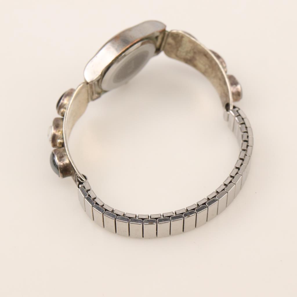 Nadia Multi-color Stone Watch With Sterling Silver Tips | Property Room