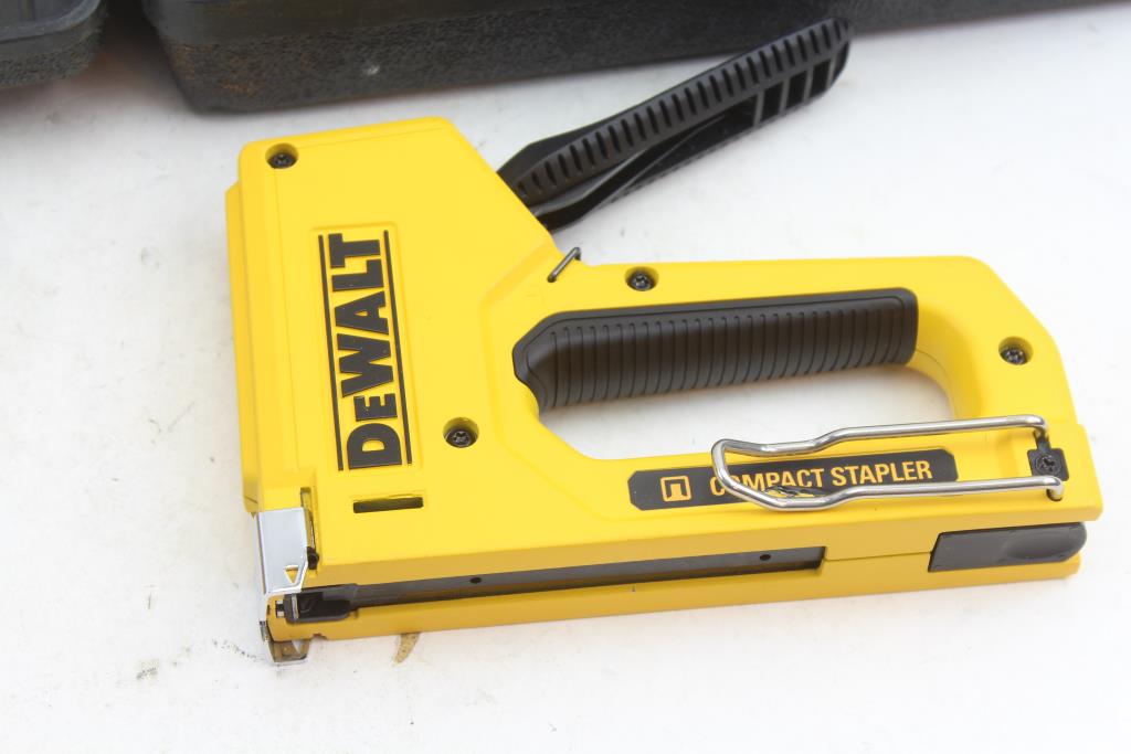 Nail Master Brand Gun, DeWalt Compact Stapler: Staples: 3 Items | Property Room