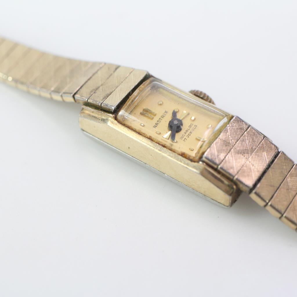 Nastrix Incabloc 10k Gold Plated Watch | Property Room