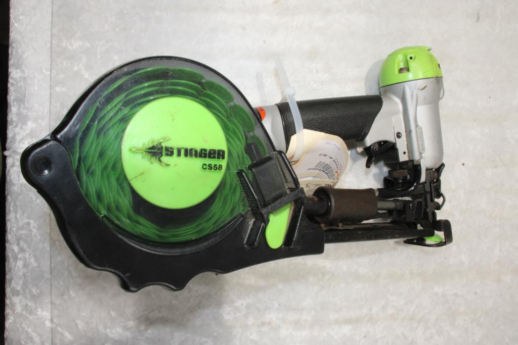 National Nail Corp. STINGER - Made In Taiwan - Pneumatic Cap Stapler ...