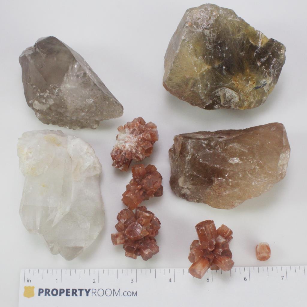 Natural Gemstones & Crystal Clusters, 5+ Pieces | Property Room