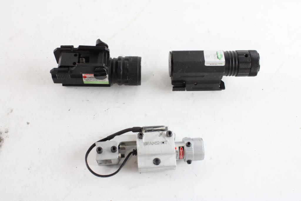 NcSTAR, Protec & Beamshot Laser Attachments, 3 Pieces | Property Room