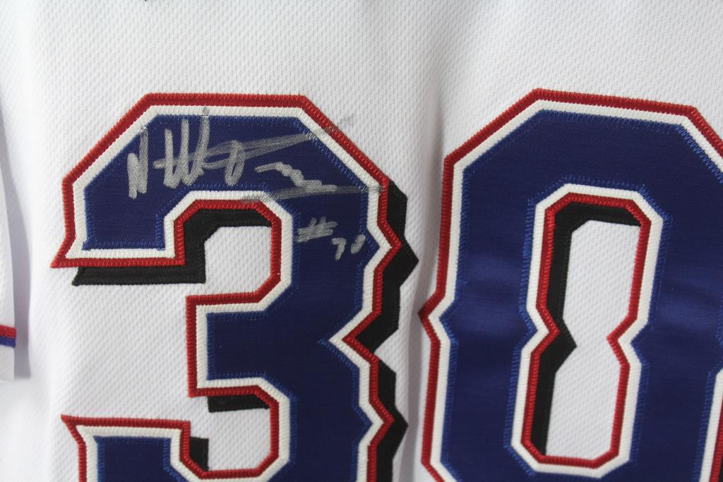 Neftali Feliz Signed Jersey In Garment Bag | Property Room