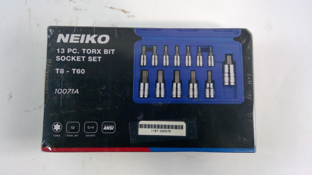 Neiko 13Pc Torx Bit Socket Set | Property Room