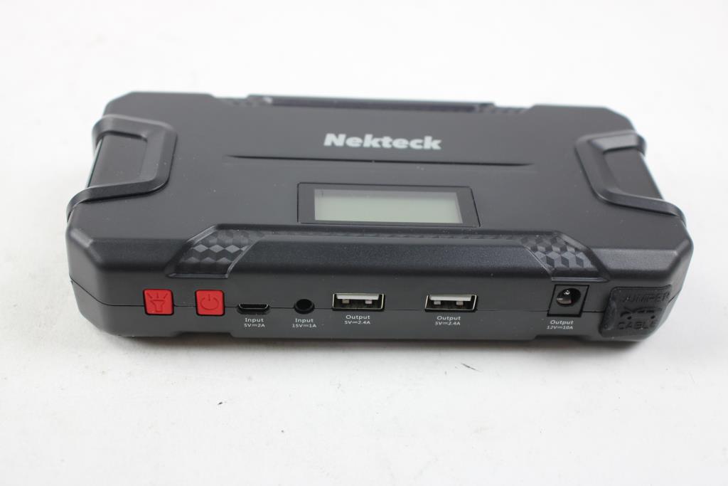 NekTek Jump Starter Portable Charger With Storage Case | Property Room
