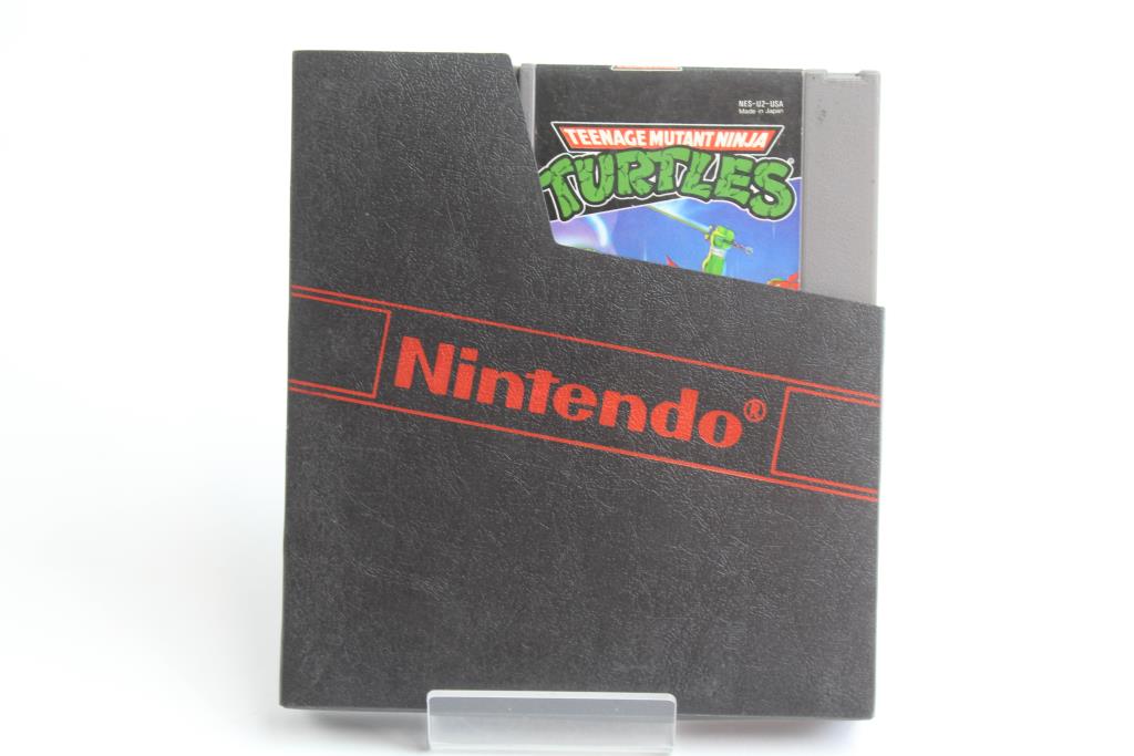 NES Teenage Mutant Ninja Turtles Cartridge With Sleeve | Property Room