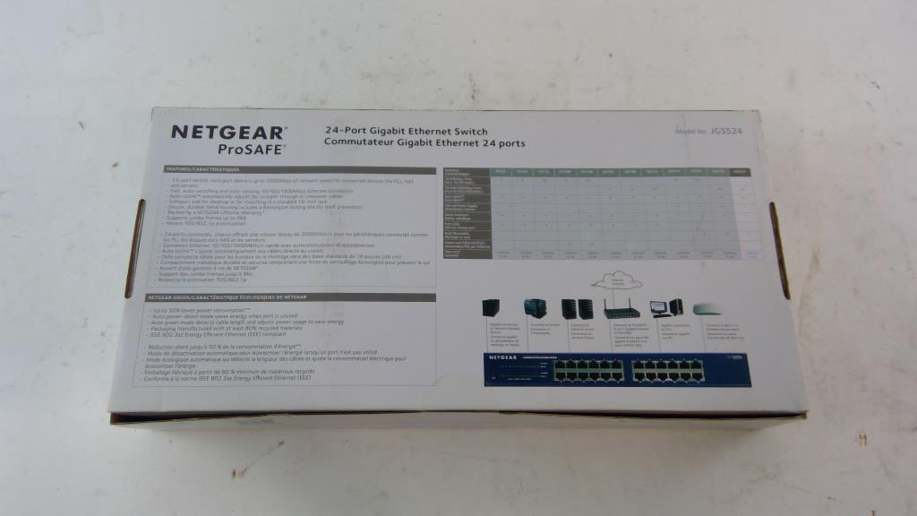 Netgear 24 Port Gigabit Ethernet Switch | Property Room