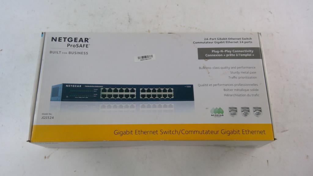 Netgear 24 Port Gigabit Ethernet Switch | Property Room