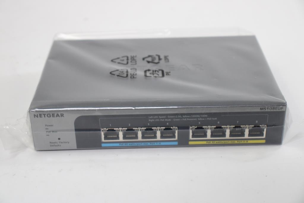 Netgear 8-Port Ultra60 PoE ++ Multi-Gigabit Ethernet Plus Switch ...