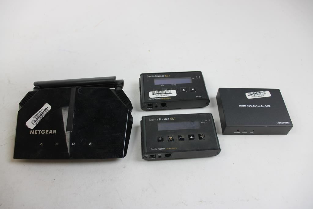 NetGear AC1000 Router, Gavita Master Controller EL1 Gen 2, Hikvision ...