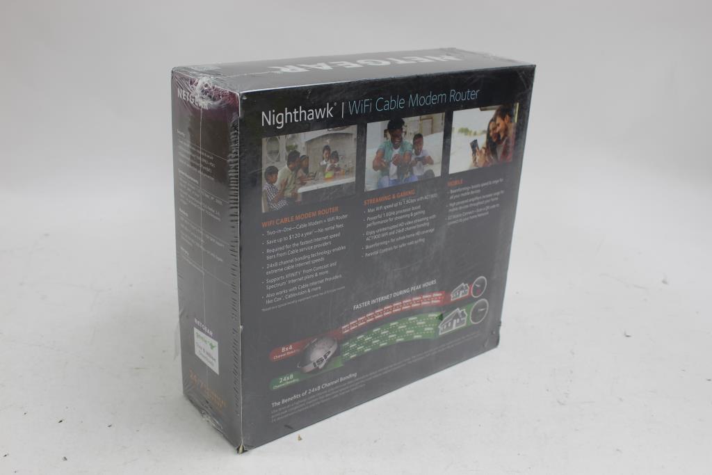 Netgear AC6900 Nighthawk AC1900 WiFi Cable Modem Router | Property Room