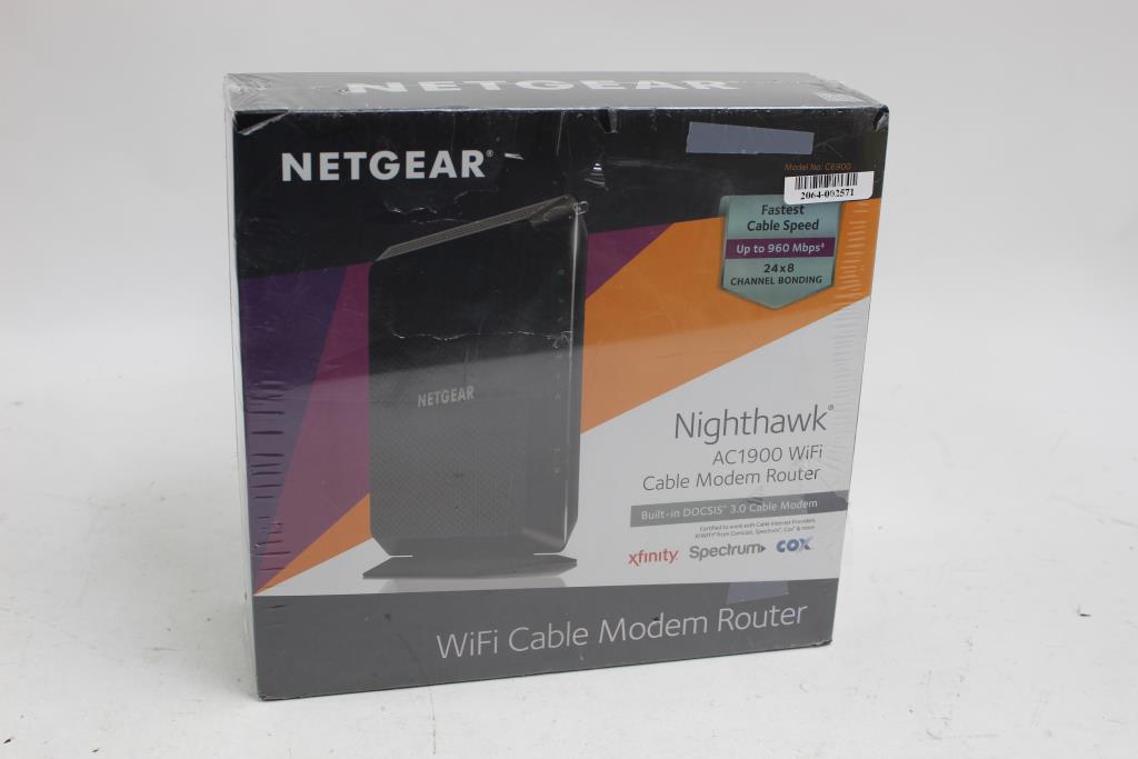 Netgear AC6900 Nighthawk AC1900 WiFi Cable Modem Router | Property Room