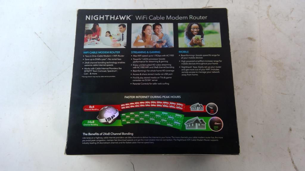 Netgear Nighthawk Cable Modem Router | Property Room