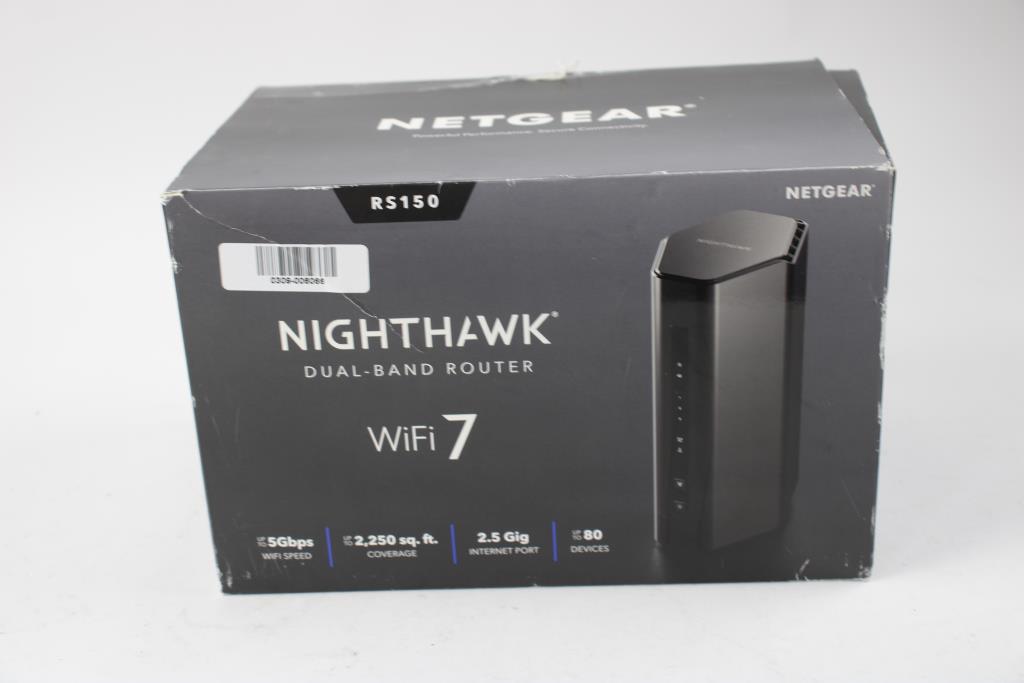 Netgear, Nighthawk Dual-band Router Wifi 7 | Property Room