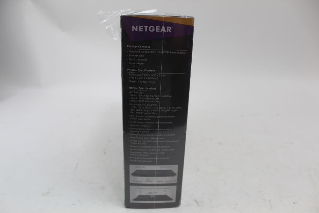 Netgear Nighthawk X6 Tri-band Wifi Router | Property Room