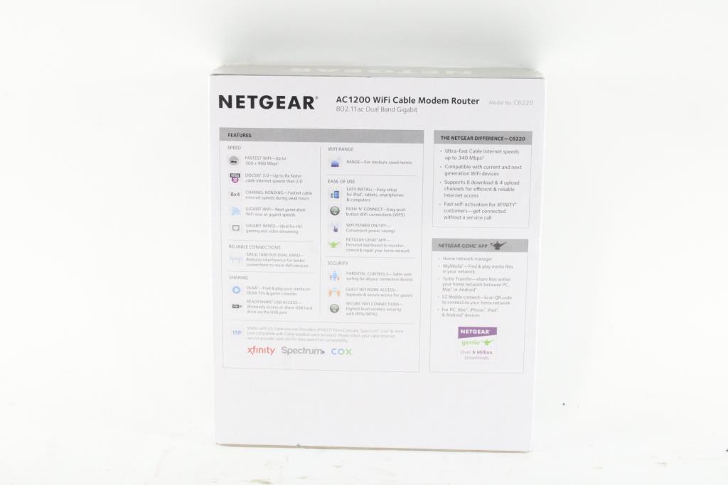 Netgear Wifi Cable Modem Router | Property Room