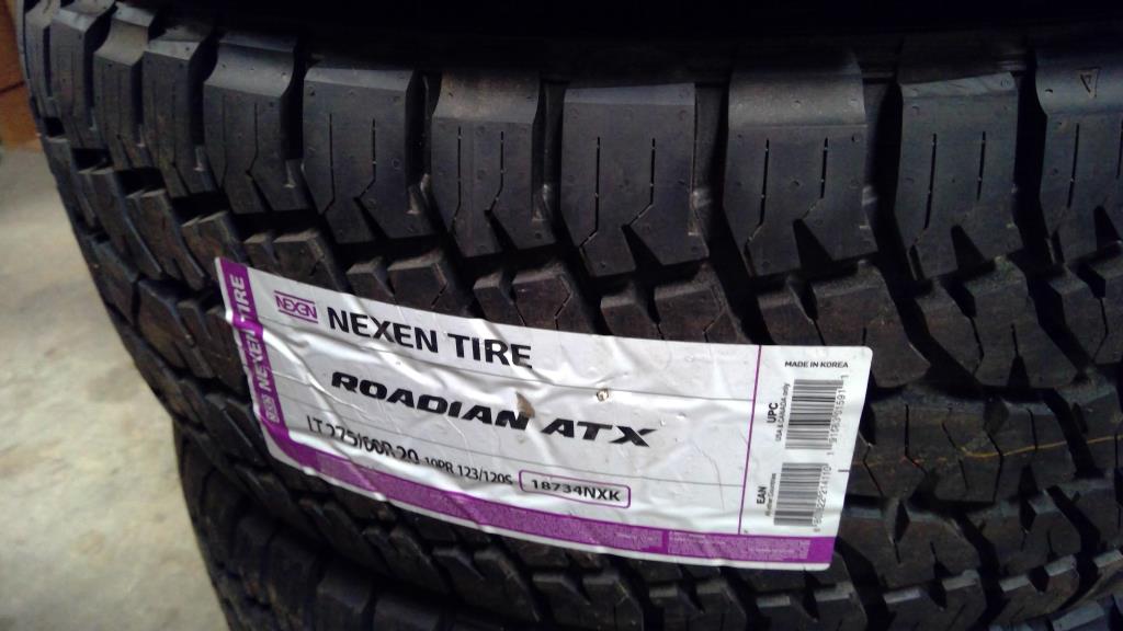 Nexen Roadian ATX 20 Inch Tires - Set Of 5 | Property Room
