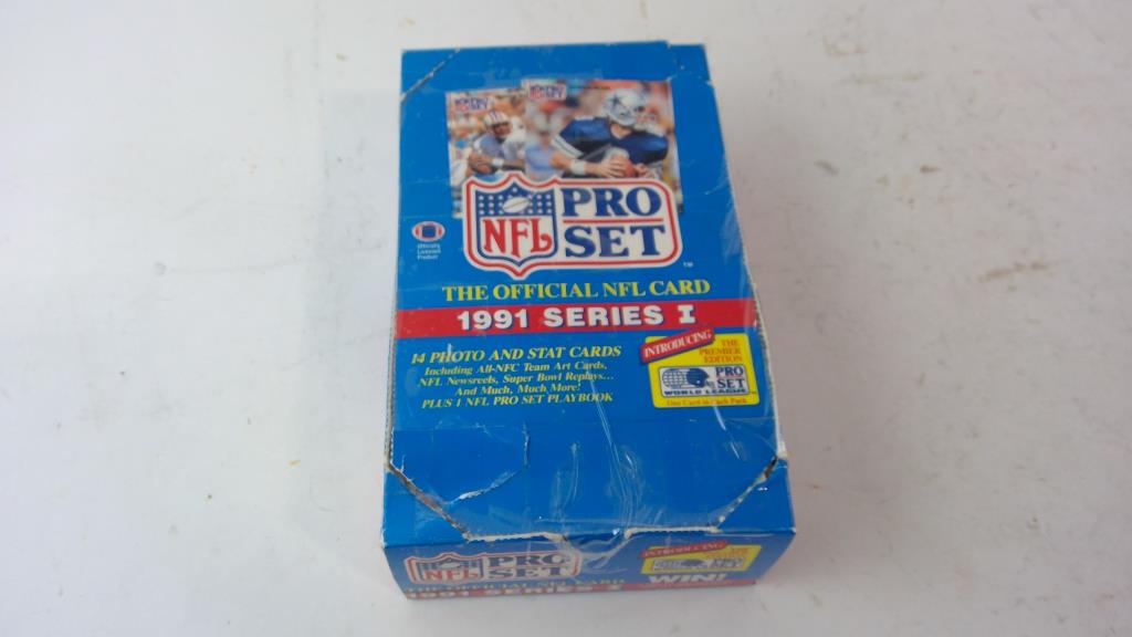 NFL Pro Set 1991 Sereis 1 36 Wax Packs | Property Room