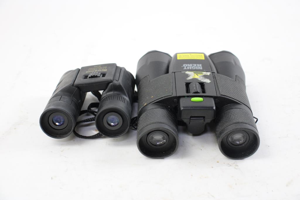 Night Hero, Brunton, And Jason Binoculars, 4 Pieces | Property Room
