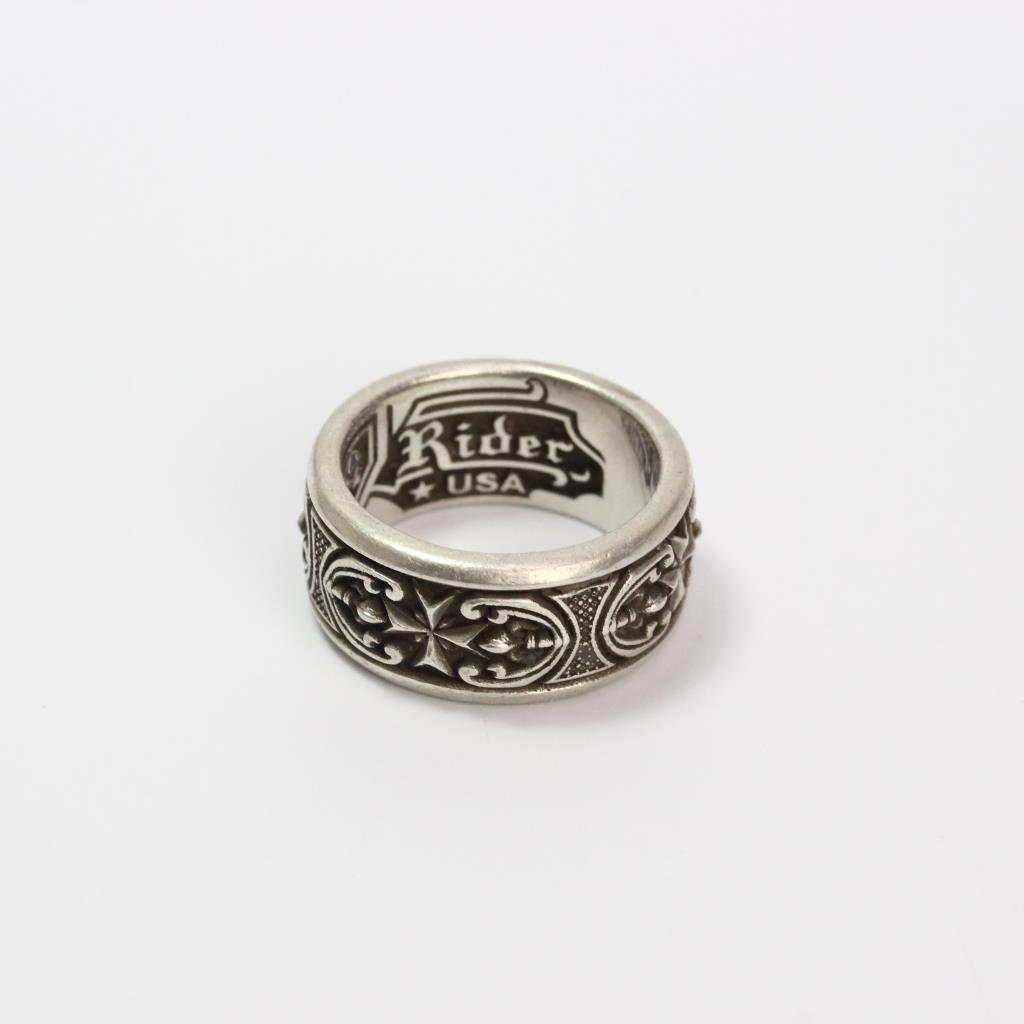 Night Rider Dominion Sterling Silver Ring 11.99g | Property Room