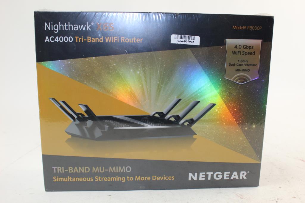 Nighthawk X6S Tri-band Wifi Router | Property Room