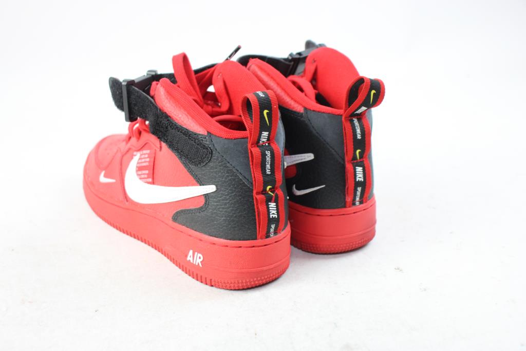 Nike Air Force 1 Mid Utility, 7Y, Red | Property Room