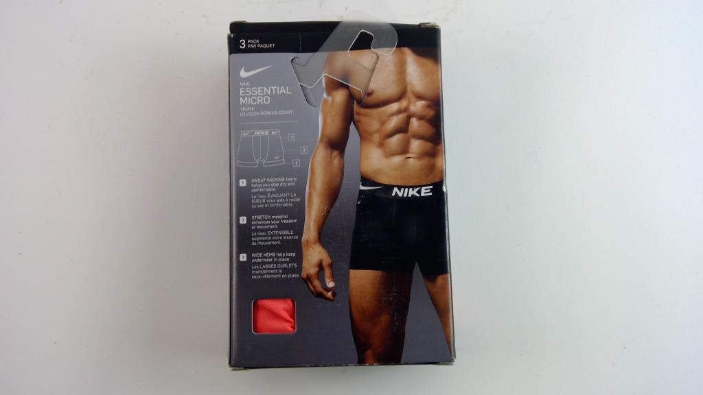 Nike Essential Micro Trunks 3-Pack, Size M | Property Room