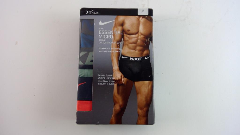 Nike Essential Micro Trunks 3-Pack, Size M | Property Room