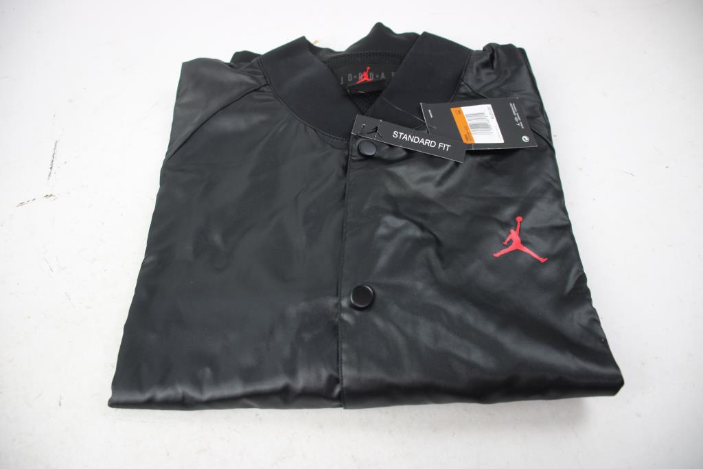 Nike Jordan Jumpman Stadium Jacket, Size XXL, Black | Property Room