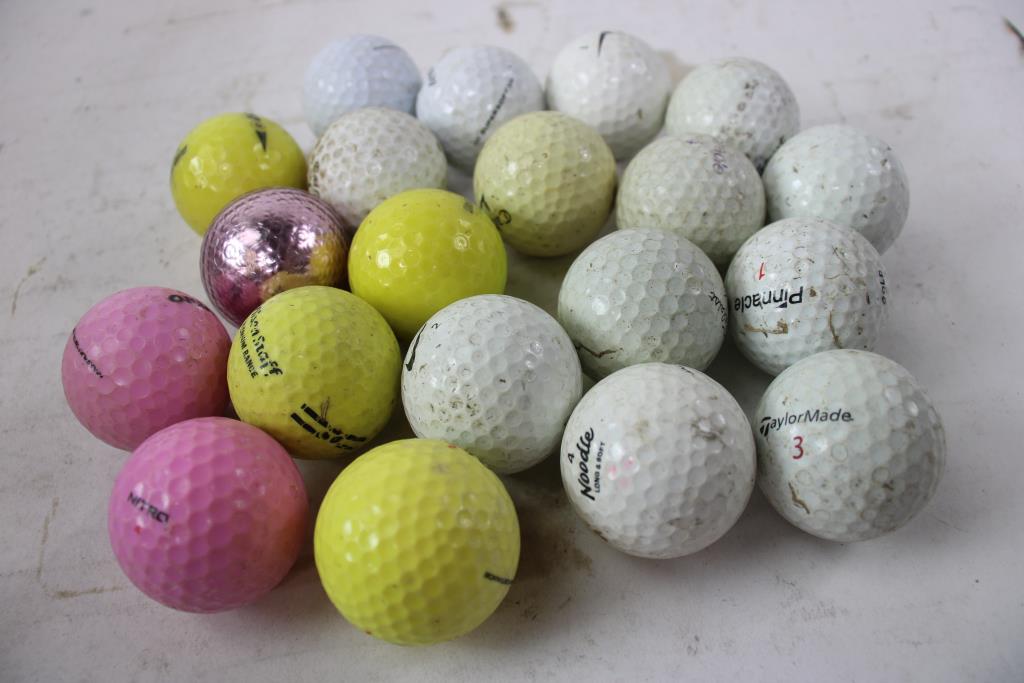 Nike, Wilson, And More Assorted Golf Balls, 20+ Pieces | Property Room