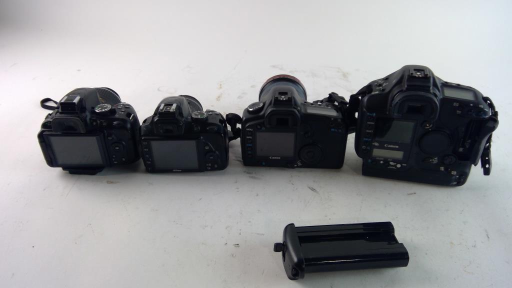 Nikon & Canon Camera Lot, 4 Pieces | Property Room