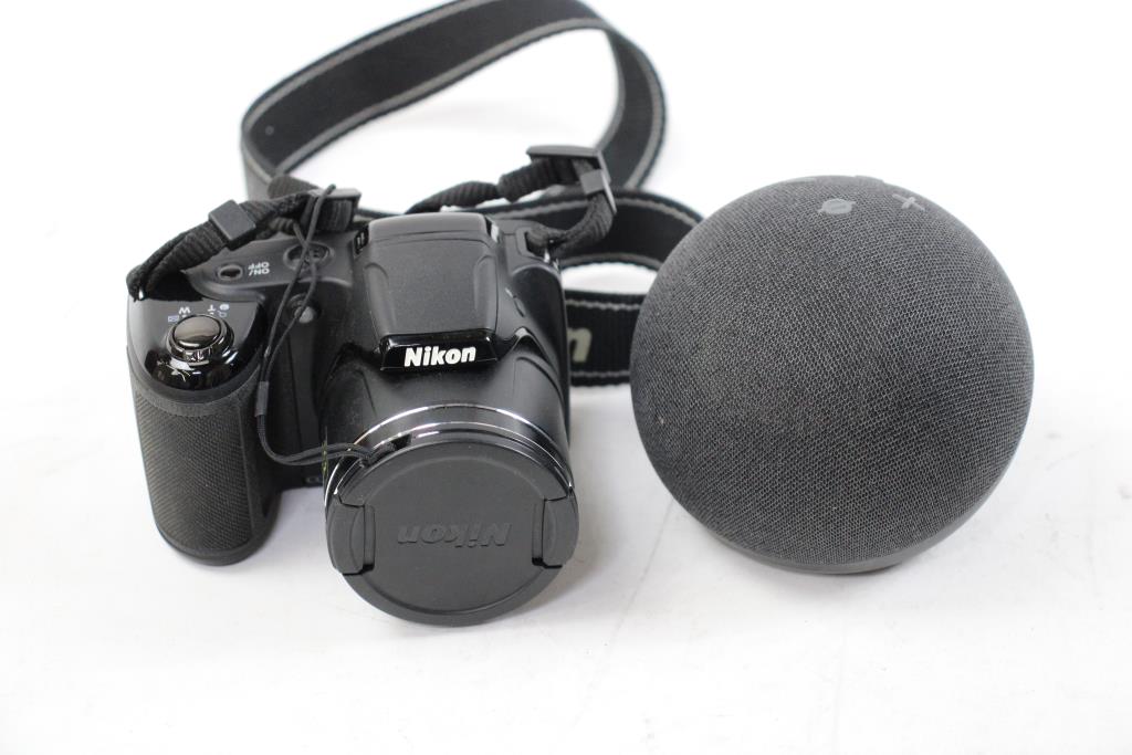 Nikon Coolpix Digital Camera And Amazon Alexa, 2 Pieces | Property Room