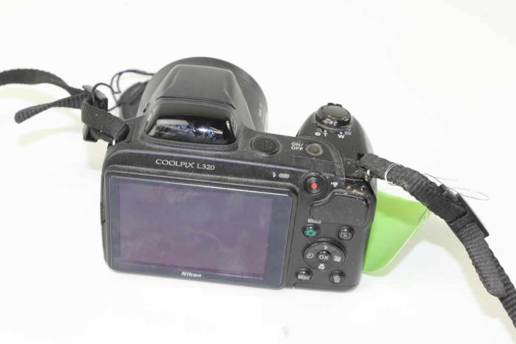 Nikon Coolpix L320 16.1MP Digital Camera With 26x Optical Zoom - BLACK ...