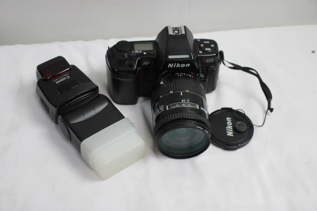 Nikon N8008 35mm SLR Camera, Canon EOS Rebel XT | Property Room