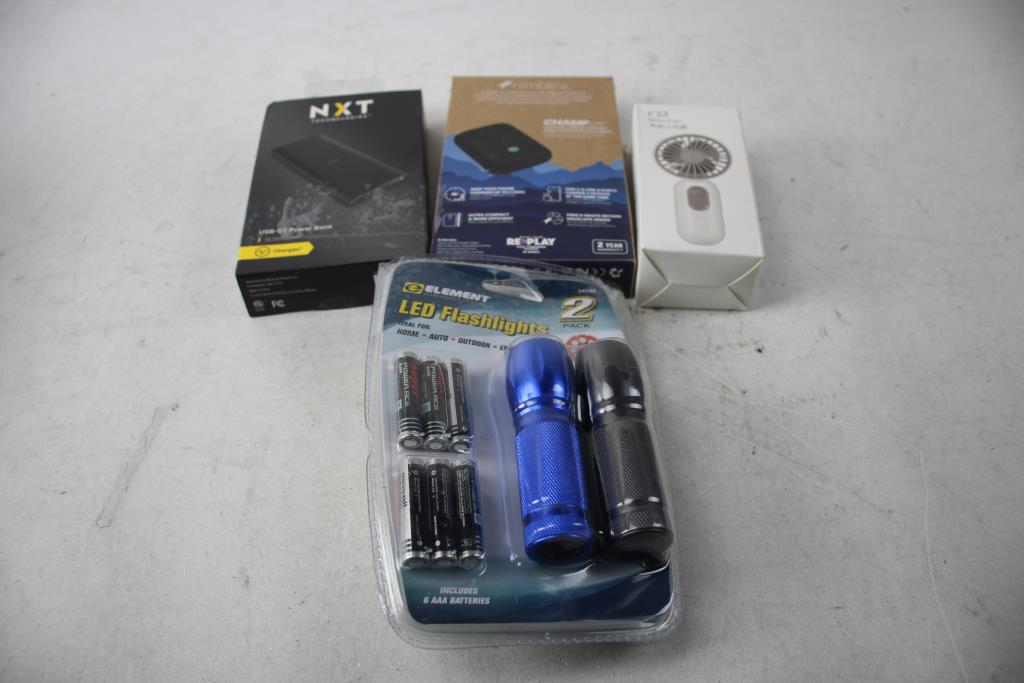 Nimble Compact Battery Pack, Mini Portabe Fan, And More, 12+ Pieces ...