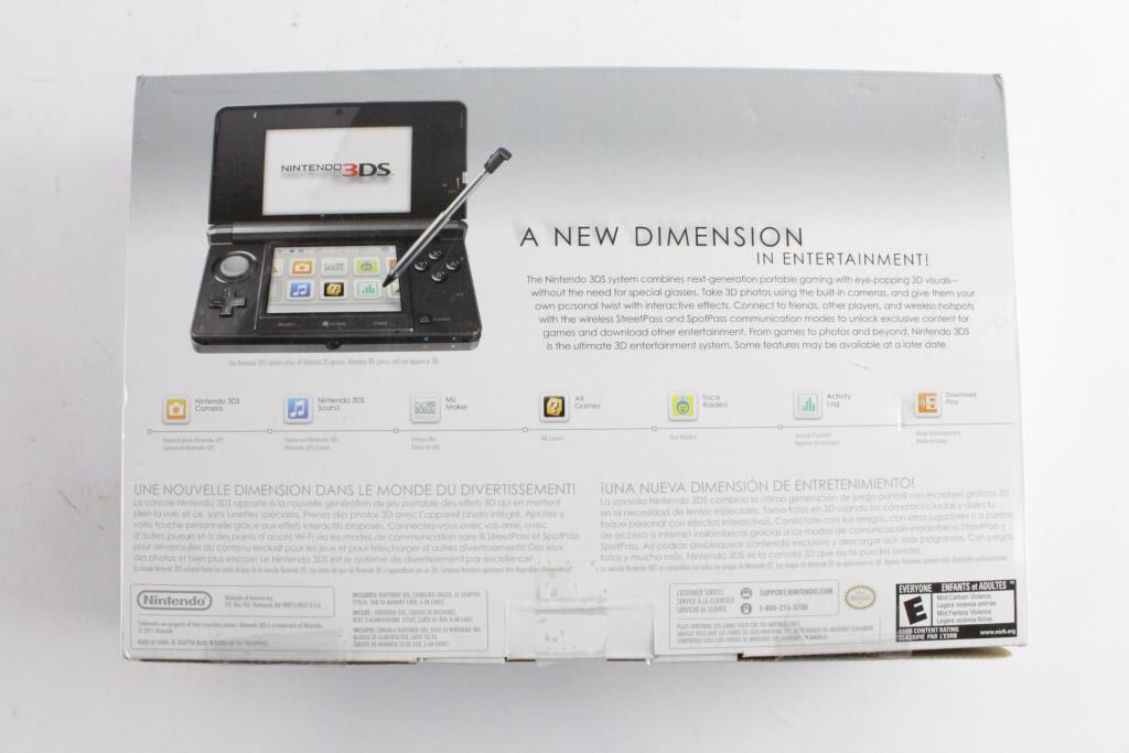 Nintendo 3DS Cosmo Black Color | Property Room