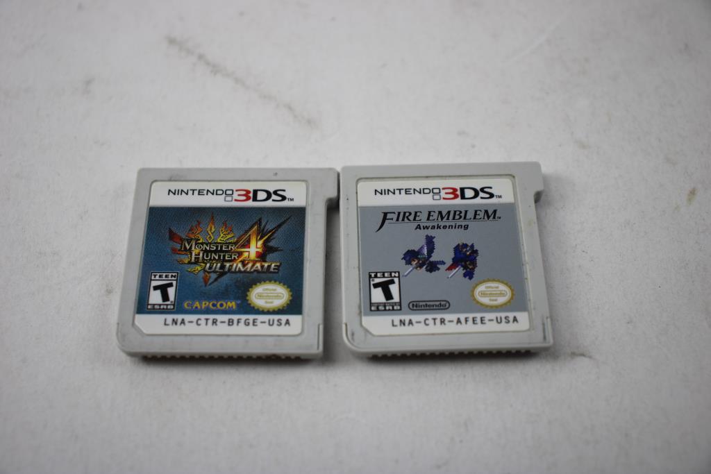 Nintendo 3DS Fire Emblem Awakening Game, Nintendo 3DS Monsyer Hunter 4 ...