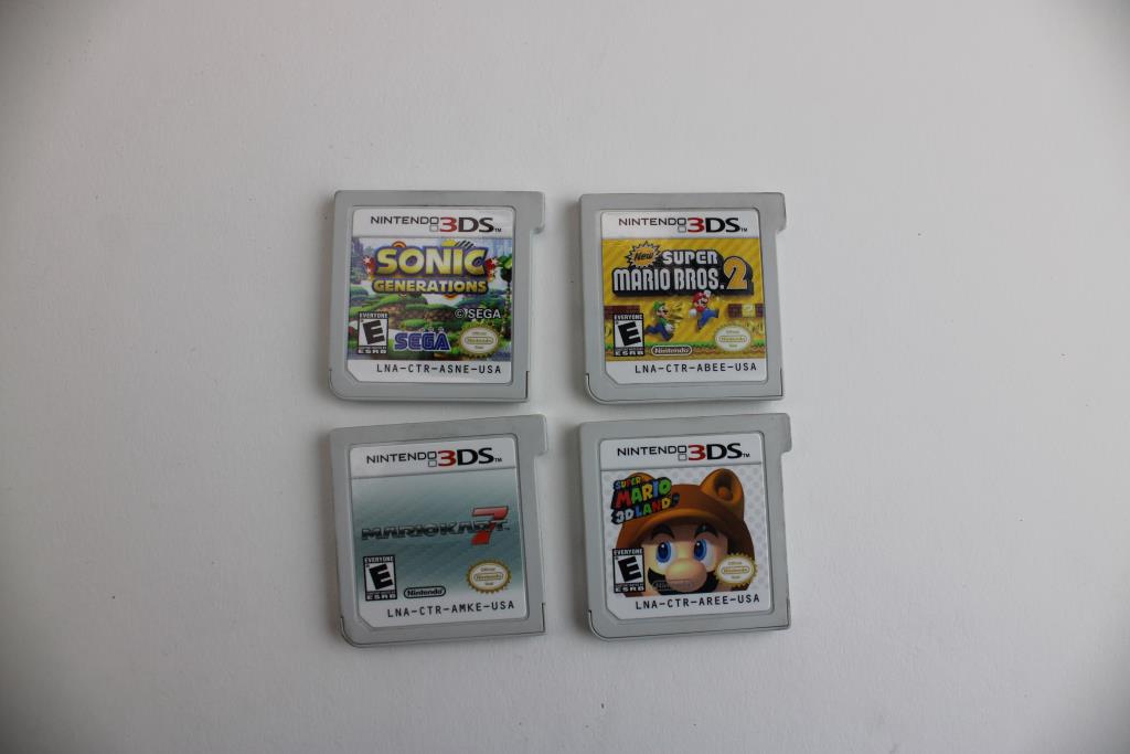 Nintendo 3DS Sonic Generations & Assorted Mario Games; 4 Pieces ...
