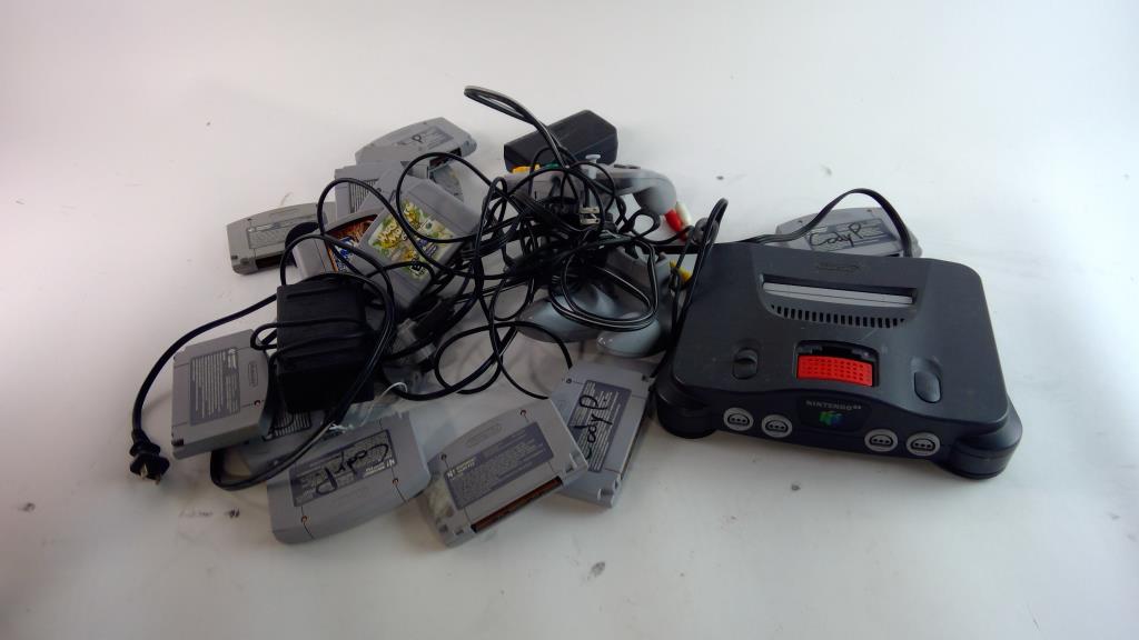 Nintendo 64 Console & Games, 10+ Pieces | Property Room