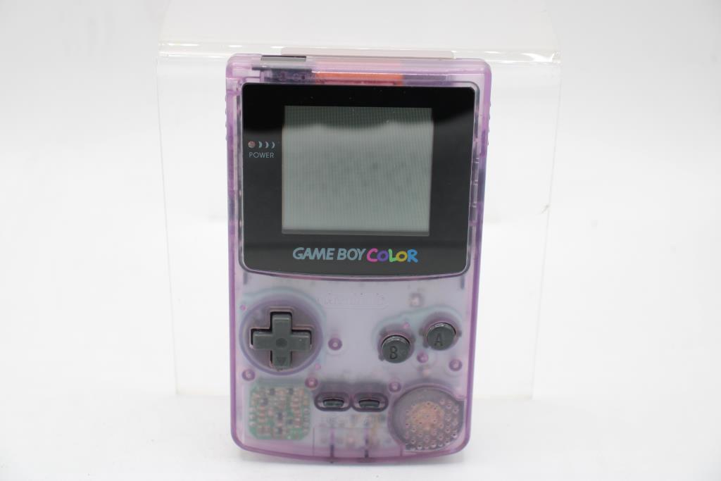 Nintendo Atomic Purple Game Boy Color Portable Gaming Console ...