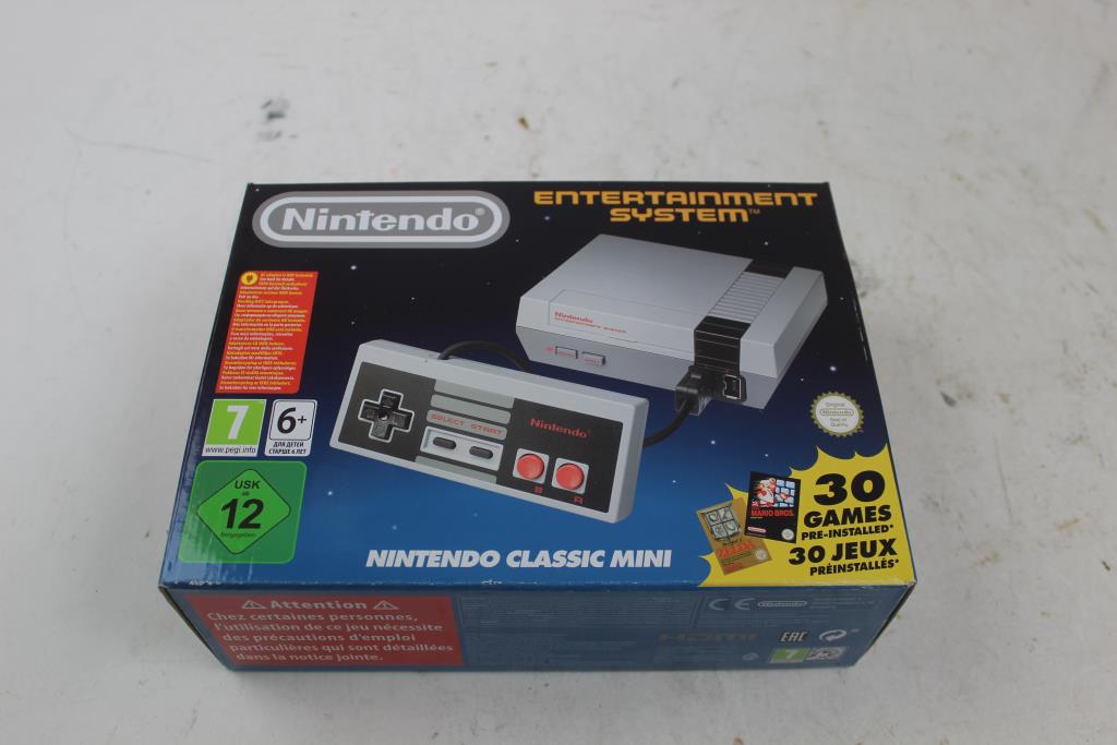 Nintendo Classic Mini Game Console With 30 Games Pre Installed And NES ...