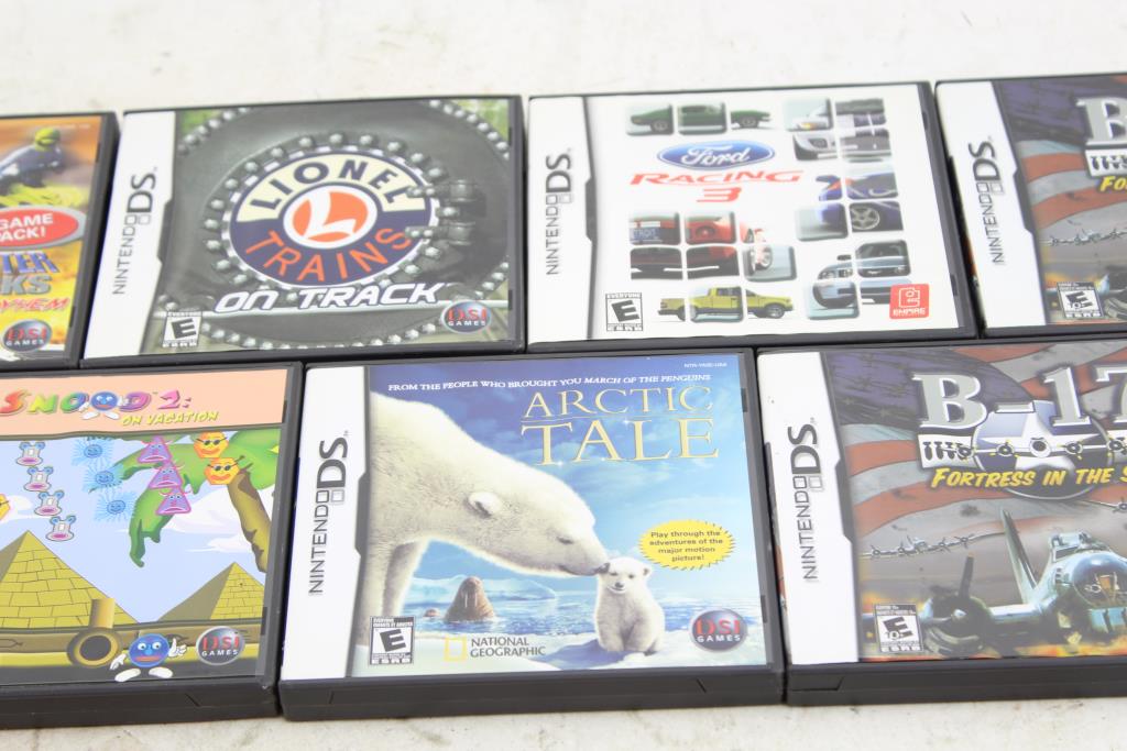 Nintendo DS Games: B-17, Artic Tale, Snood 2, Ford Racing 3: 7 Games ...