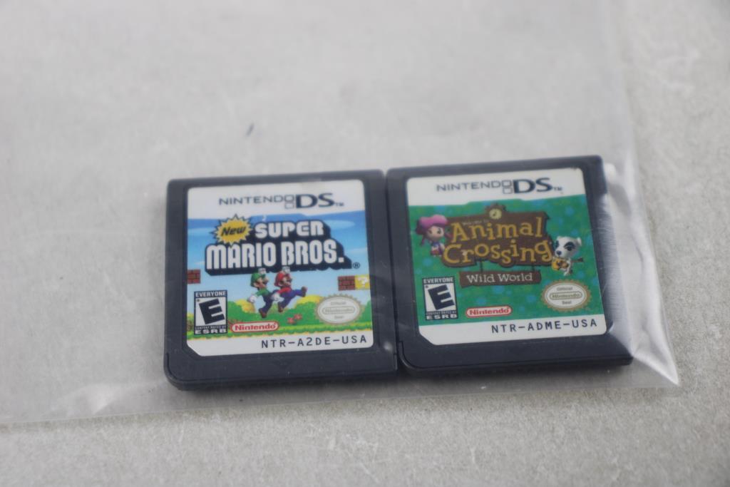 Nintendo DS, Super Mario Bros, Animal Crossing, 2 Pieces | Property Room